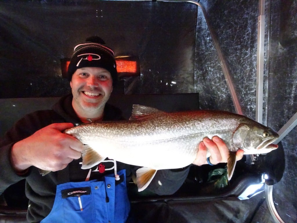 Splake Showing Now Through Ontario Ice - Pautzke Bait Co